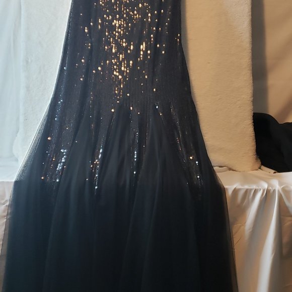 ARFAR | Dresses | Nwt Arfar Beautiful And Elegant Black Sequence And ...